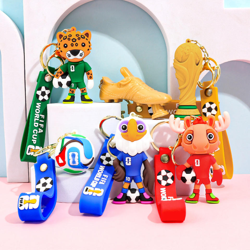 2026 New ZT World Cups Keychain Fans Merchandise Cartoon Mascot Pendant ...