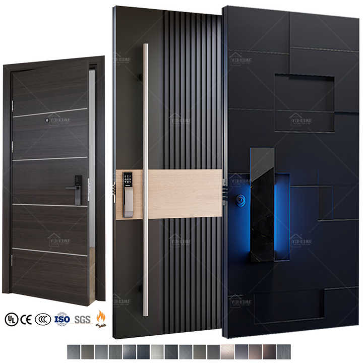 Yohome Custom Modern Security Entry Door & Exterior Design ODM