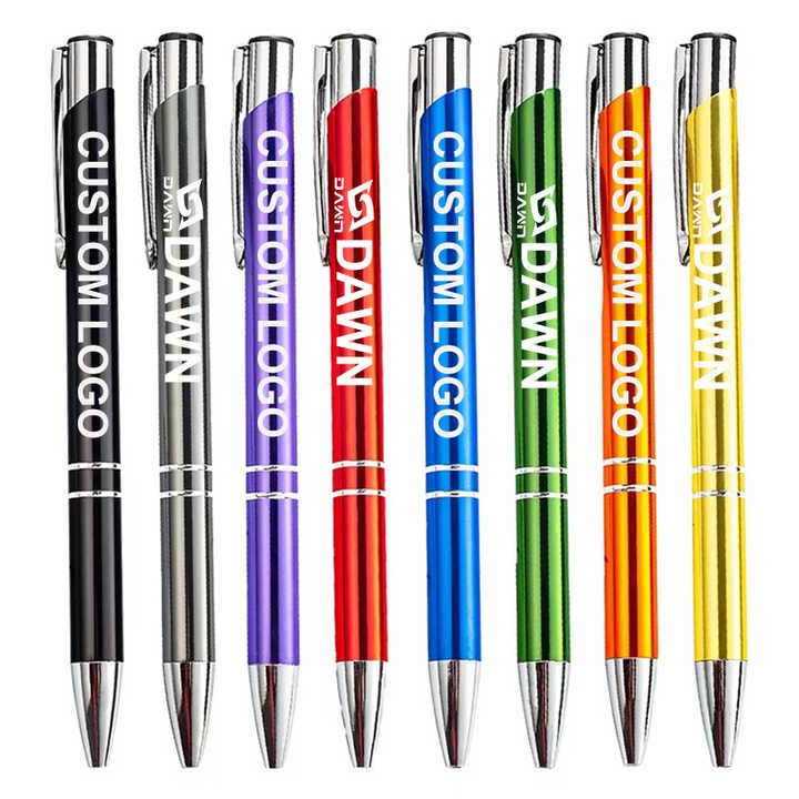 Promotional Ball Point Metal Pens with Custom Laser Engraving
