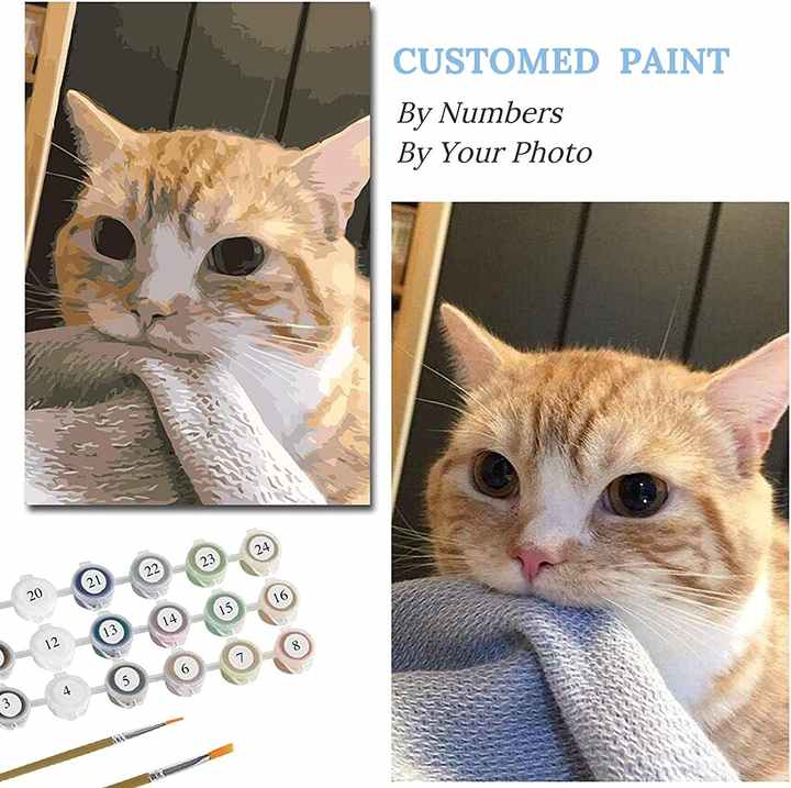 Orfon Custom Photo Personality Picture Painting by Numbers