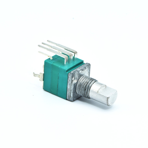 9mm Potentiometer dual 50k Radio Tv Etc snap-in insulated shaft multi ...