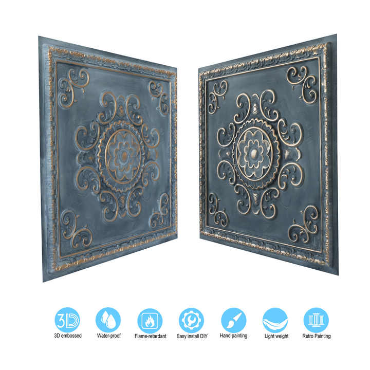 Decorative Fancy Tiles - Suspended Wall Panels for Cafe