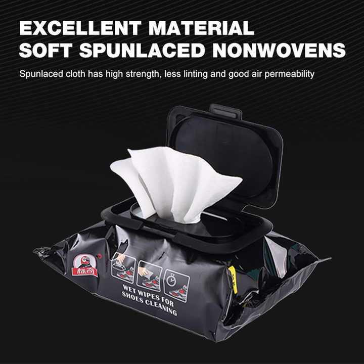 BIKI Factory Price Disposable Shoe Cleaner Wipes - Quick & Portable