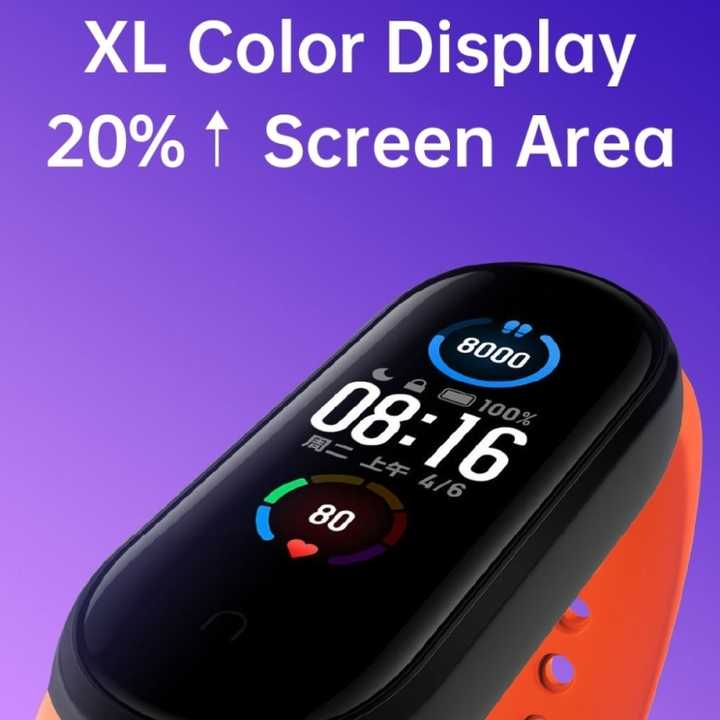 Xiaomi Mi Band 5 - Smart Fitness Tracker with AI Voice Assistant