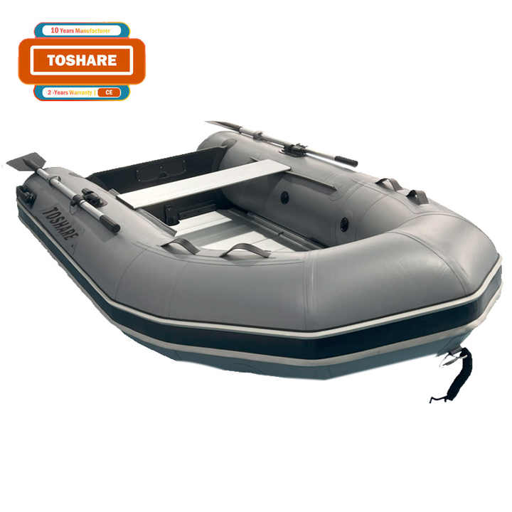 Toshare OEM Custom 1.2mm PVC Aluminum Floor Boats Inflatable Pontoon ...