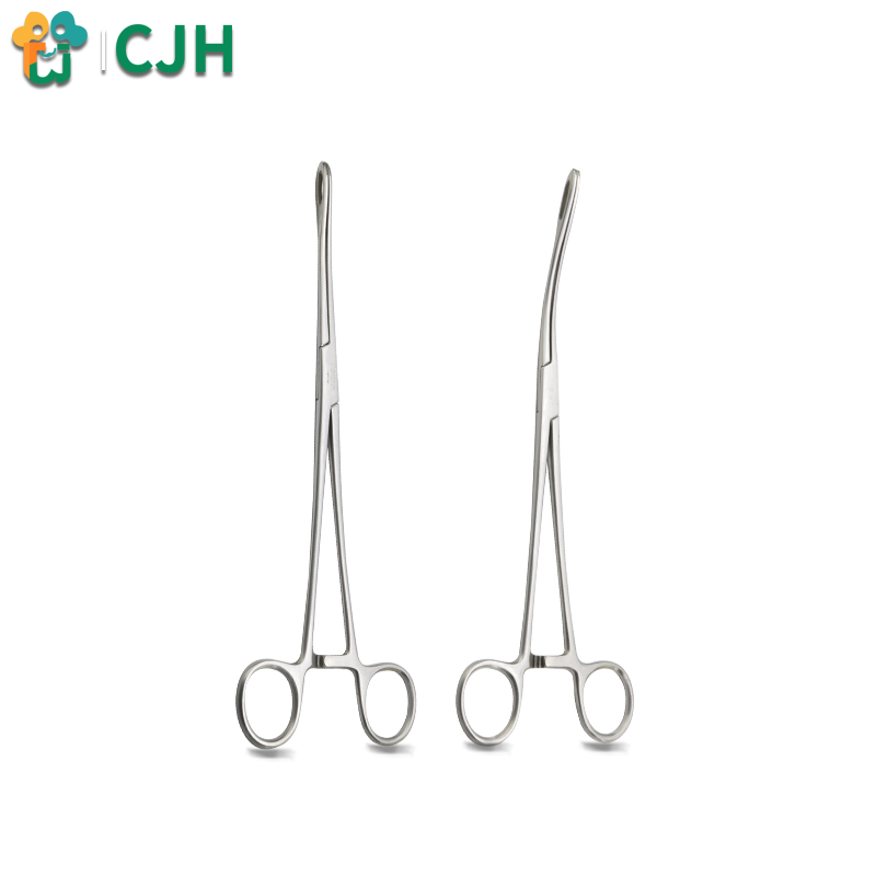 CJH Animal Surgical Sterilization Sponge Forceps Medical Stainless ...