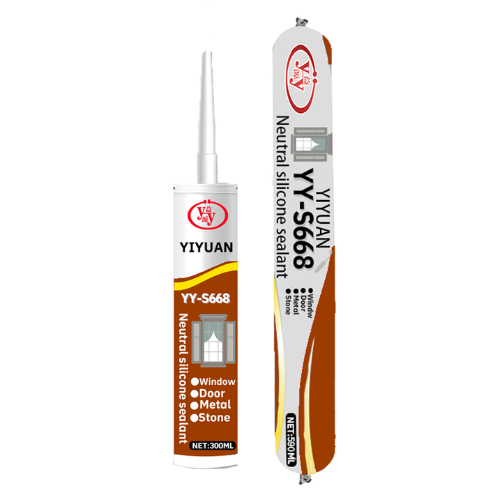 YY-668 590ml Construction Sealant Structural Glue for Roof Glass and Aluminum Curtain Wall ...