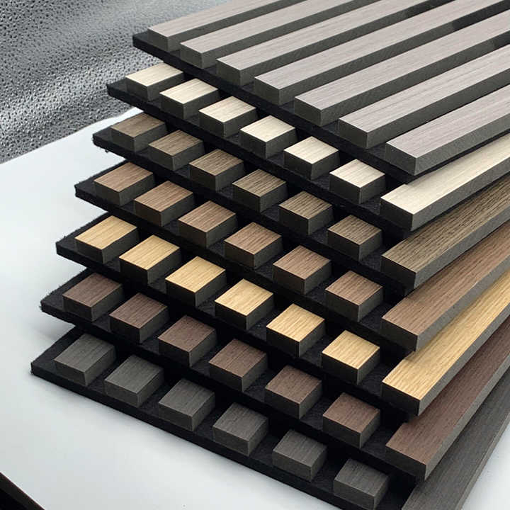 Akupanel Acoustic Slat Panel Wood Akustik Panel Modern Interior Sound ...