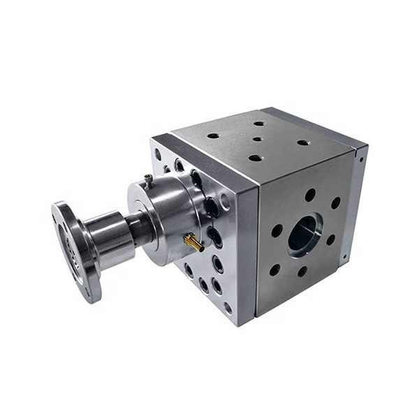Plastic Polymer Melt Gear Pump For Hdpe Pp Pe Ppr Pipe Extrusion ...