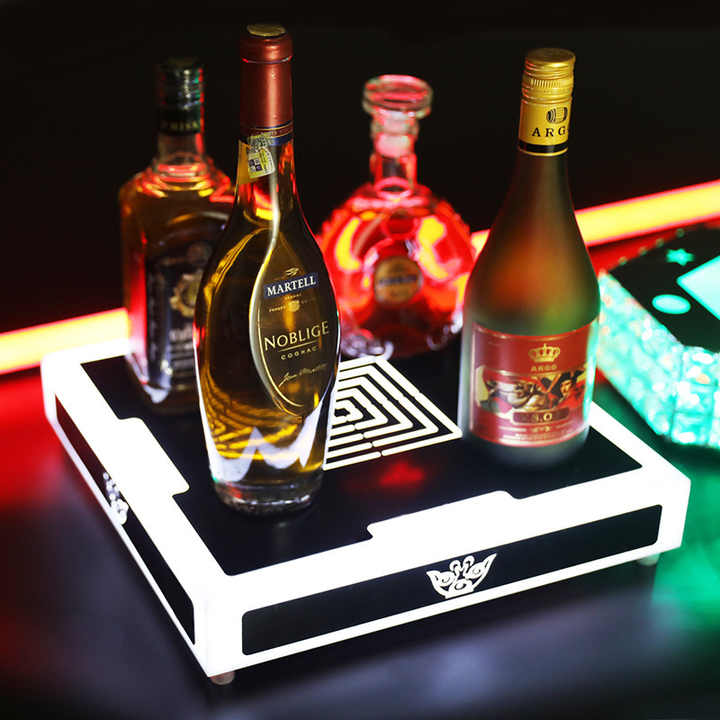 Wholesale Acrylic Led Lighted Bottle Glorifier Presenter Display Racks ...
