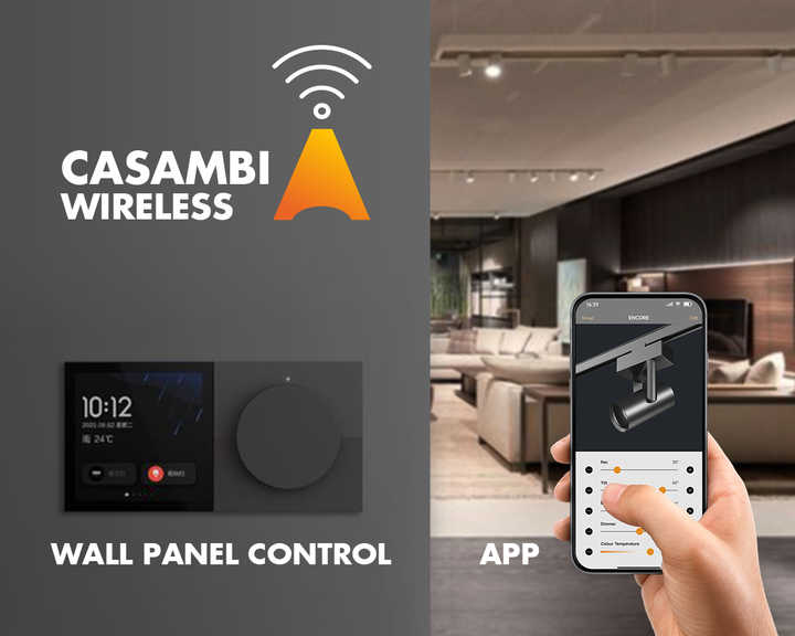 Casambi App Remote Control Electric Motorized Track Lighting 25W 30W ...