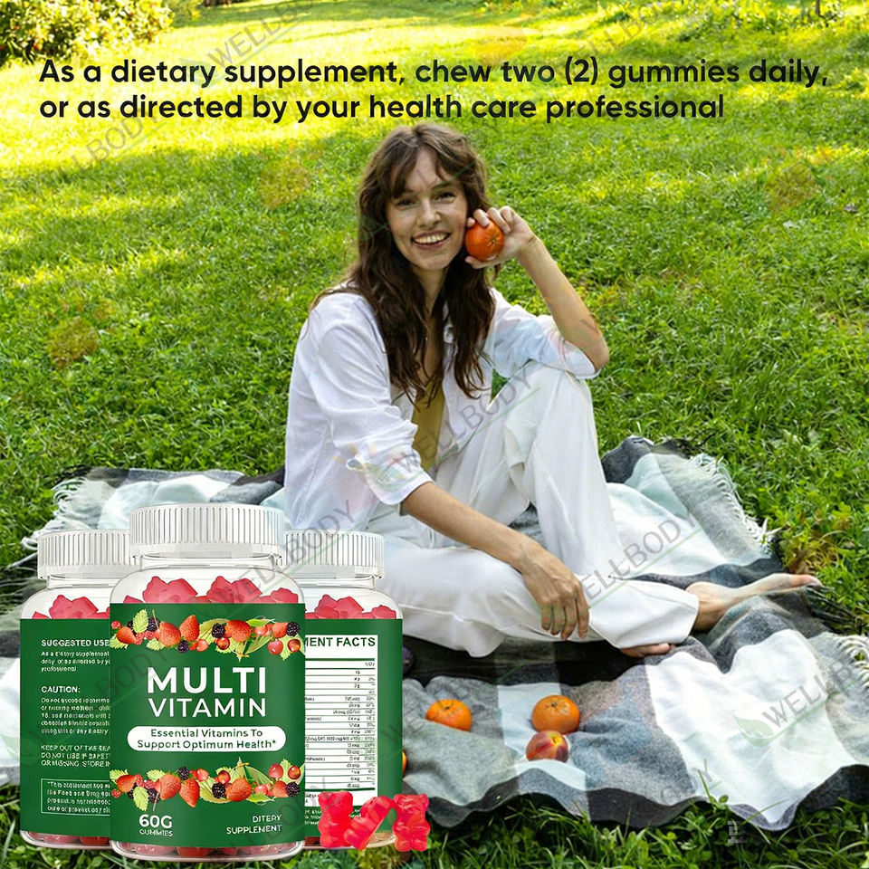 WELLBODY Private Label Dietary Supplement Gummy Vitamin Manufacturers ...
