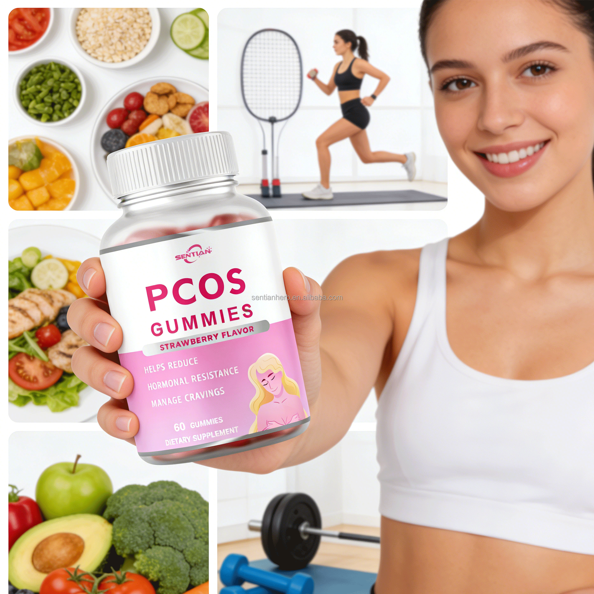 PCOS Gummy - Best Effect Supplements for Fertility Support