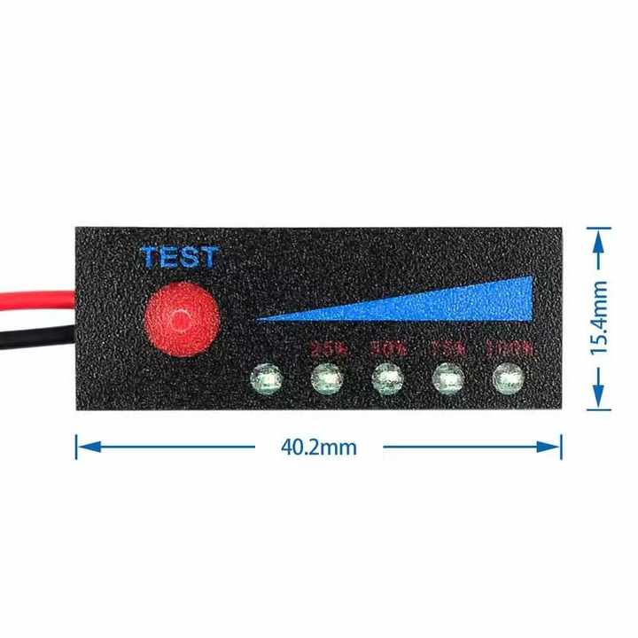 3S~12S 3S-14S Battery Level Indicator 12V 24V 36V 48V 18650 Lipo ...