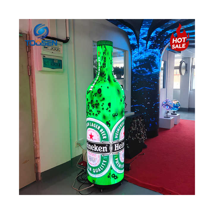 Bottle LED Screen - Flexible Video Advertising Display