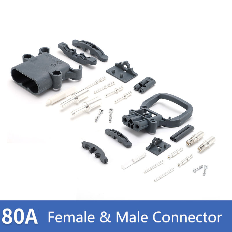 80A 150V Waterproof High Current Connector Power Supply Assembly Custom ...