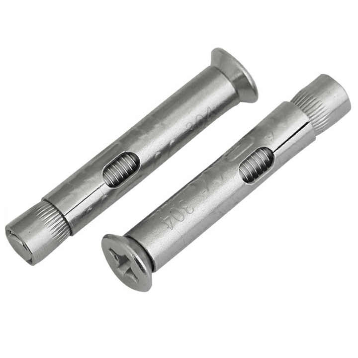 M6 M8 M10 M12 Stainless Steel 304 Phillips Countersunk Head Sleeve Expansion Bolt Anchors ...