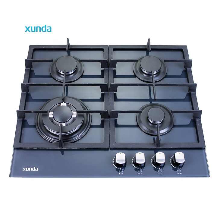 Xunda Cooking Appliance Counter Top 4 Gas burner Cooker Built-in Gas ...