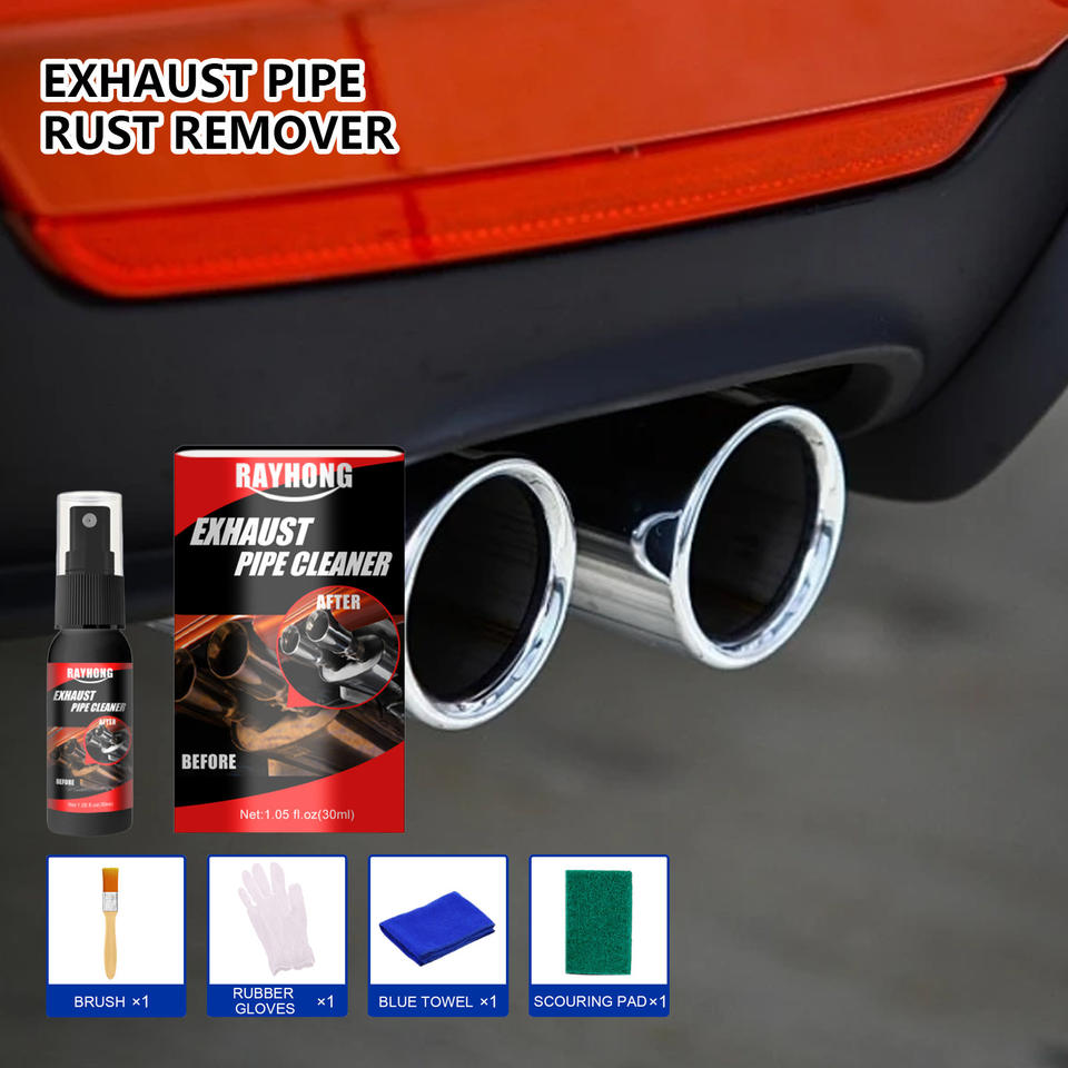 Exhaust Pipe Care Fluid Automotive Metal-Protecting Tailpipe Motorcycle ...