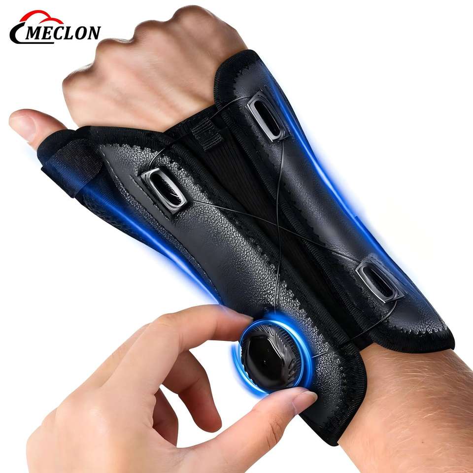 Knob Adjustable Wrist Brace With Aluminum Support Strip, Sports Wrist ...