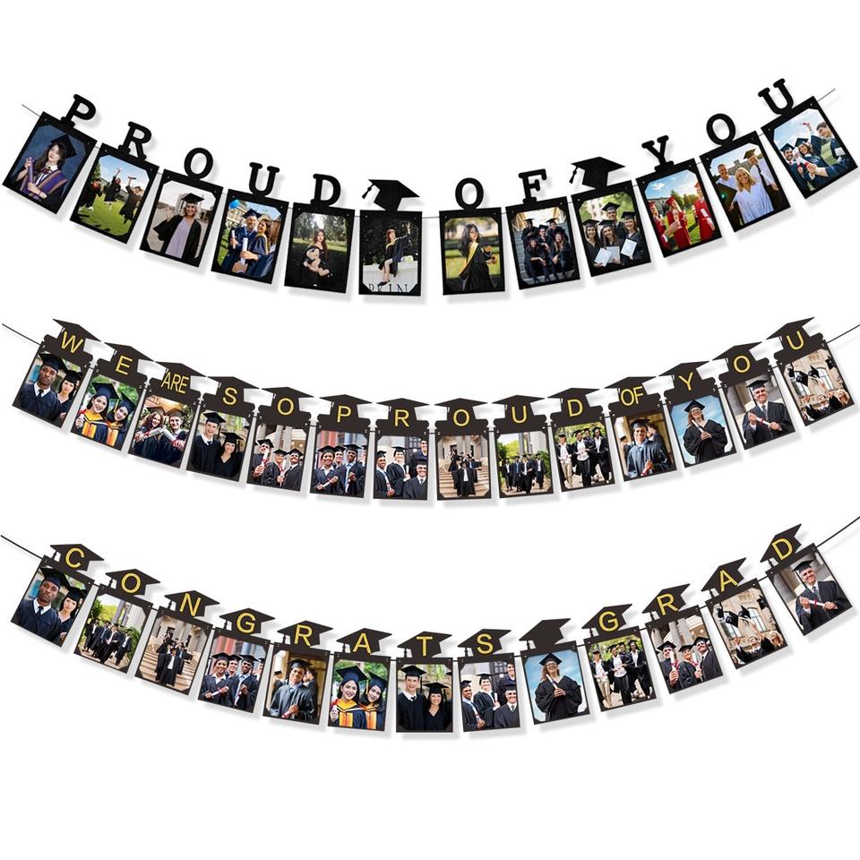 Graduation Photo Banner Photo Frame Banner Photo Garland High School ...