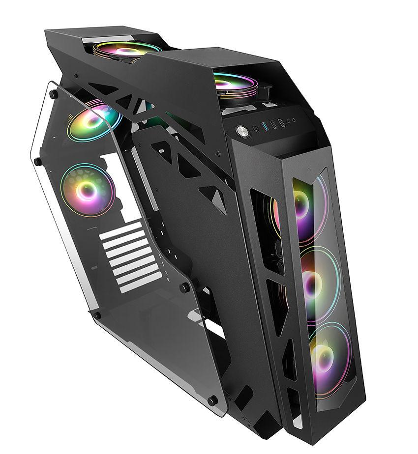 Big Micro ATX Case - High Quality Tower with Tempered Glass
