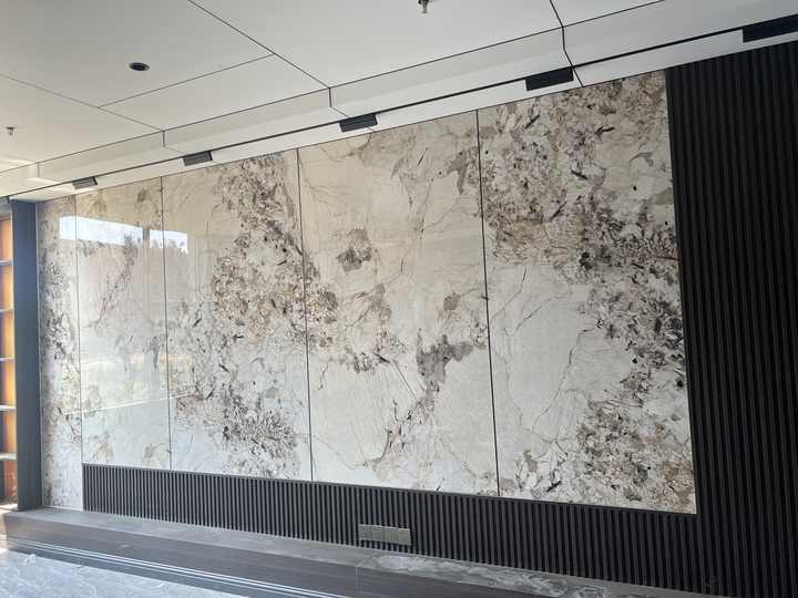 3mm High Glossy Marmol Pared PVC Wall Panels for Decoration