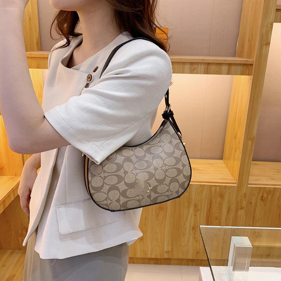 Waverly02 Womens 2025 New Crescent-Shaped PVC Minimalist Shoulder Bag ...