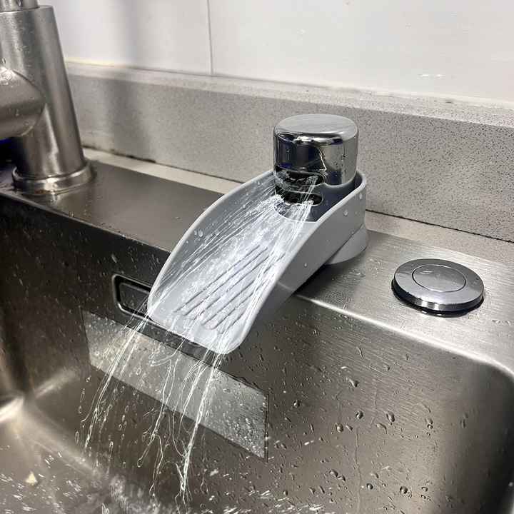 Universal 4° Angled Overflow Spout Extender Silicone Dishwasher Air Gap ...