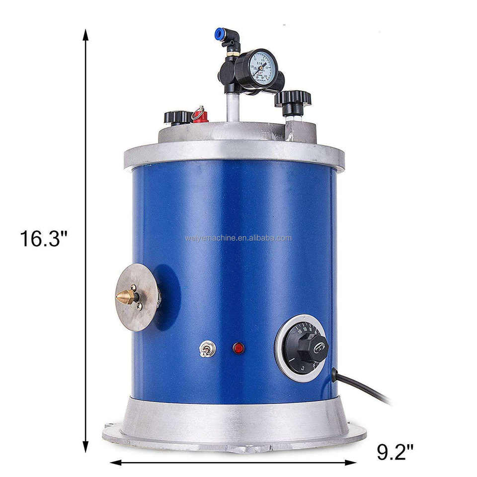 Vacuum Wax Casting Machine - 2.5kg, 110/220V Jewelry Molding