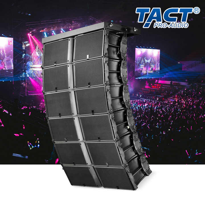TACT Line Array Speakers - Dual 12 Inch Outdoor Audio System