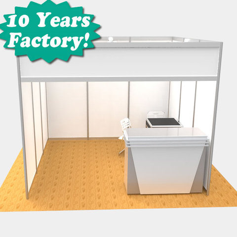 3x3m Aluminum Exhibition Booth Shell Scheme Stands - Modular Exhibition ...