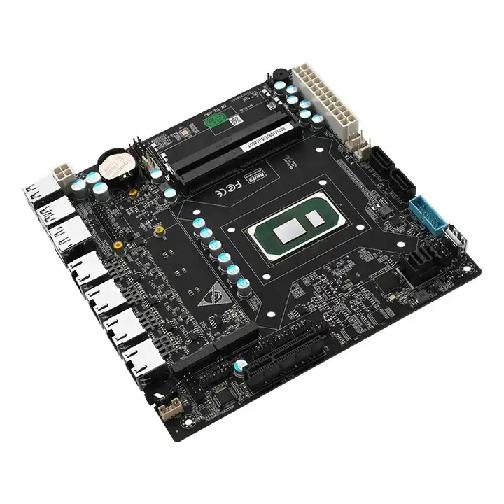 6 Bay LGA1700 ITX Motherboard for Intel Core i7/i5/i3 with 4x i226 2.5G ...