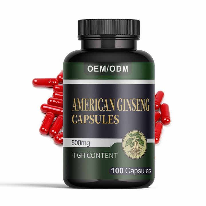 OEM Private Label American Ginseng Capsules for Adults Mental Clarity ...