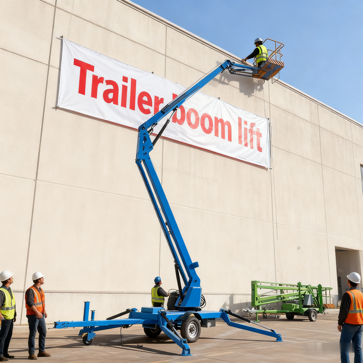 Boom Lift Towable Articulated Telescoping Lifting Equipment Electric ...