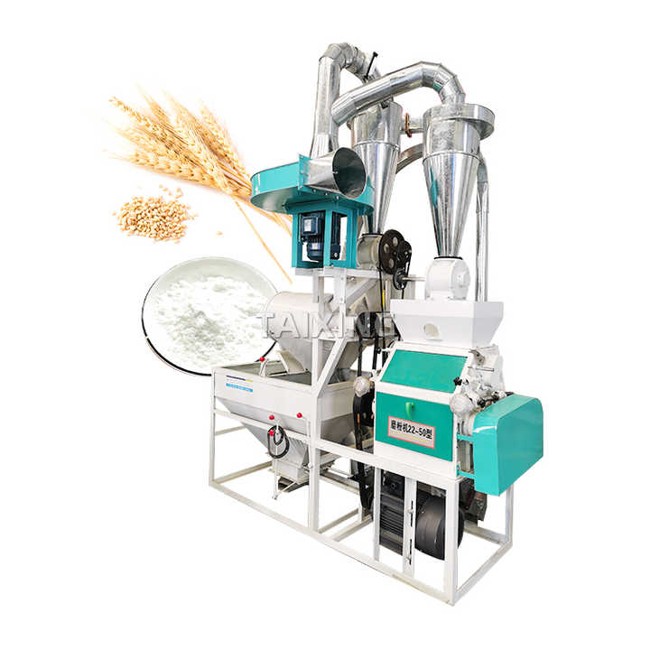 Small Scale Electric Wheat Flour Mill Milling Machine with Fine Flour ...