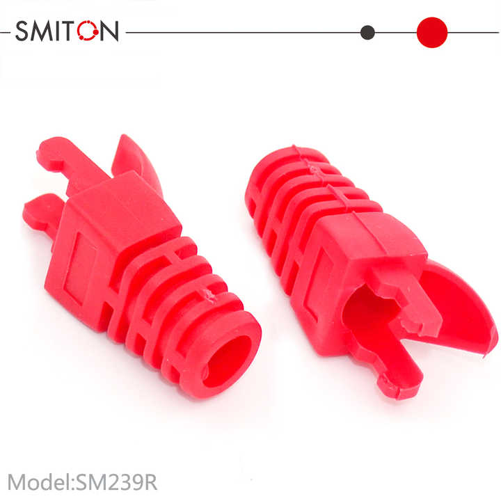 RJ45 Plug Boots Cat6 UTP FTP Boot Connector Cover Cable Strain Relief ...