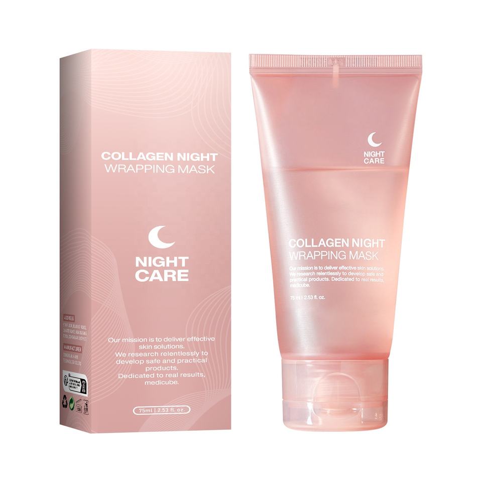 Custom Collagen Night Wrapping Mask Skin Care Peel Off Jelly Face Mask ...