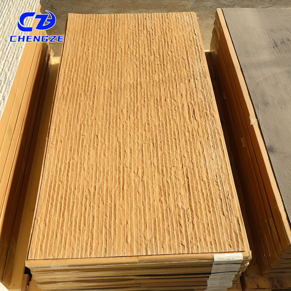 Hemp Woven Flexible Stone Natural Wall Cladding Panels – Moisture-Proof ...