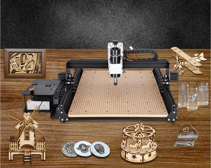 Lingyue GRBL DIY 450*400mm CNC Engraving Machine for Metal