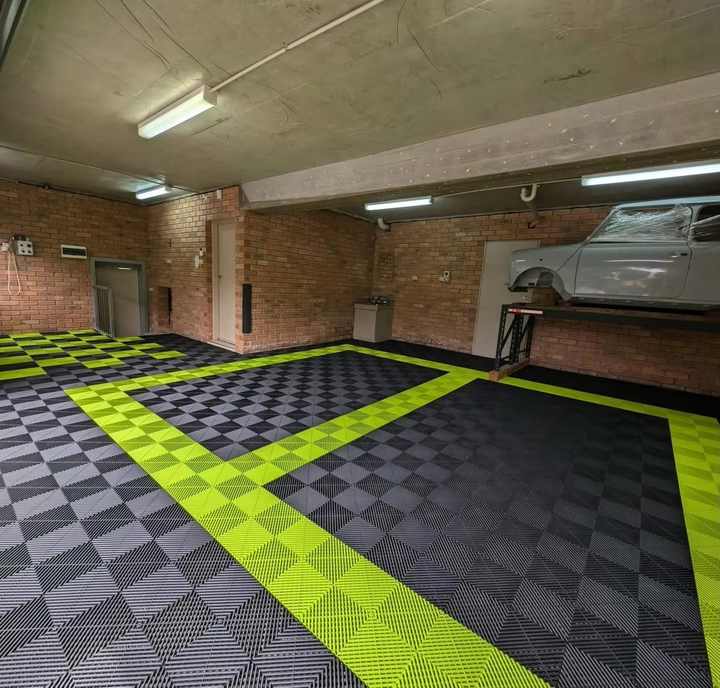 Customized Modular Plastic Garage Floor Tiles - Waterproof & Anti-slip ...