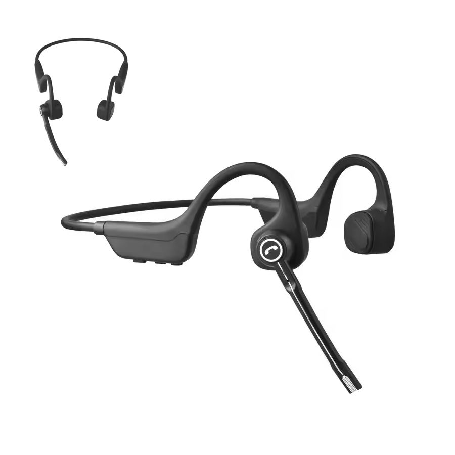 Zello-Compatible Wireless Bone Conduction PTT Headset - 2-Way ...