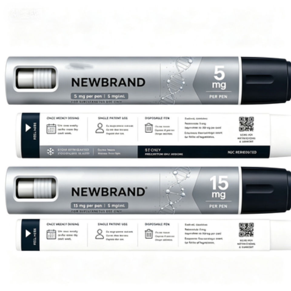 Custom Injectable Pen Labels Full Sheet Self Adhesive Packaging ...