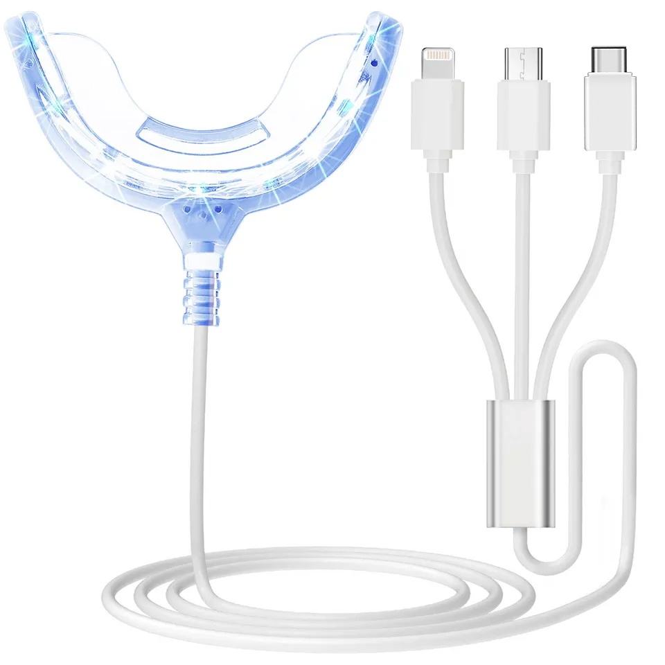 Plastic Teeth Whitening Device One-For-Three Kit Capsule Gel Set for ...