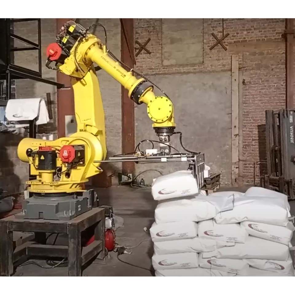 FENIX SYSTEM Palletizing Robot 4 Axis Automatic Bag Palletizing System ...