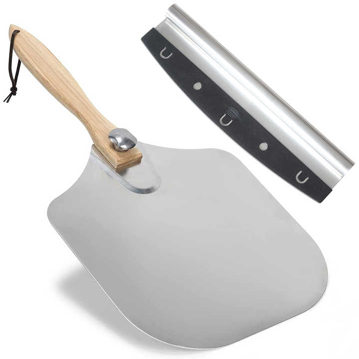 Custom Baking Tools - 12x14 Inch Wood Handle Pizza Peel