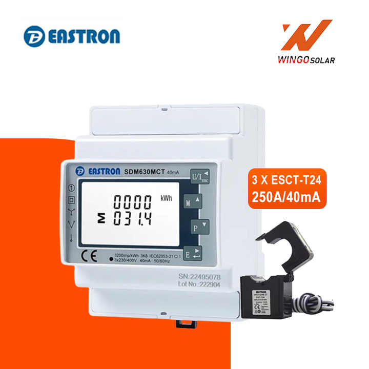 Growatt Deye Smart Meter 3 Phase SDM630MCT-40mA SDM630Modbus V2 ...