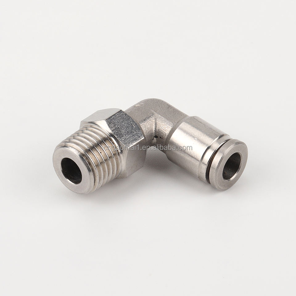 BKC-PL Female Metal air Connect Elbow 316 304 Pneumatic Pipe for Nylon ...