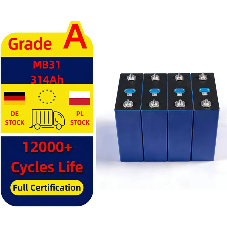 3.2V 314Ah LiFePO4 Prismatic LFP Battery Cell for Solar Energy Storage ...