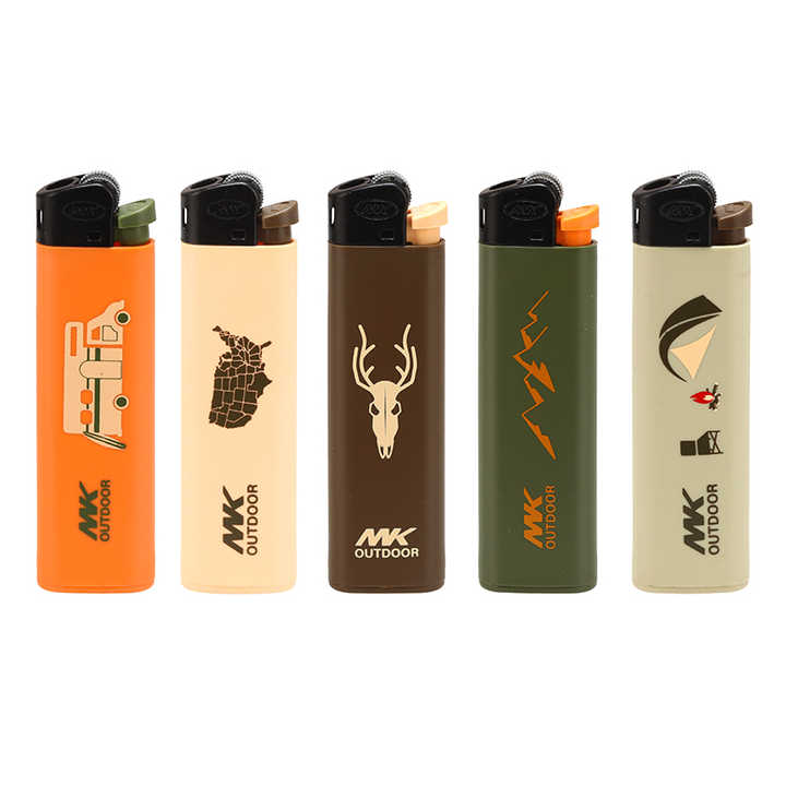 MK Plastic Cricket Gas Lighter - Refillable Cigarette Lighter